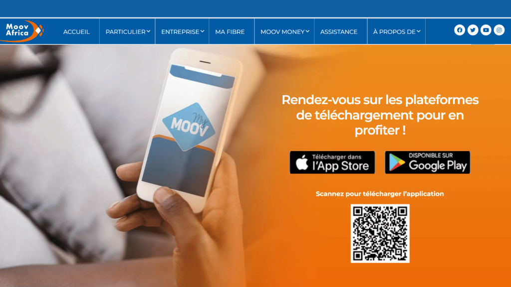 Moov africa CI lance son application mobile my Moov - Ahou L'Africaine